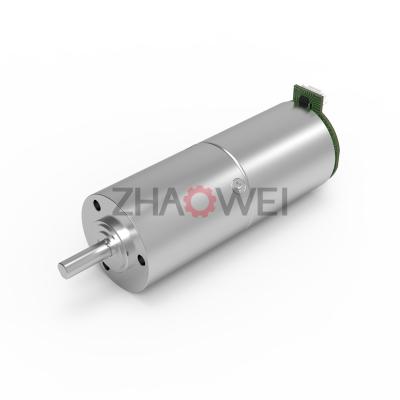 Cina Metallo del motore dell'ingranaggio planetario di CC della prova 24mm di rumore per i pannelli solari in vendita