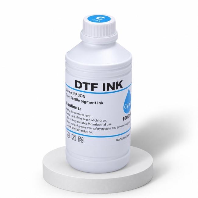 7CH cyan DTF printer ink 1000ml for Epson I3200 XP600