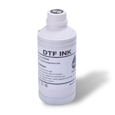 China High Adhesion DTF Black Ink Bleed Resistant High Speed Black Printer Ink for sale