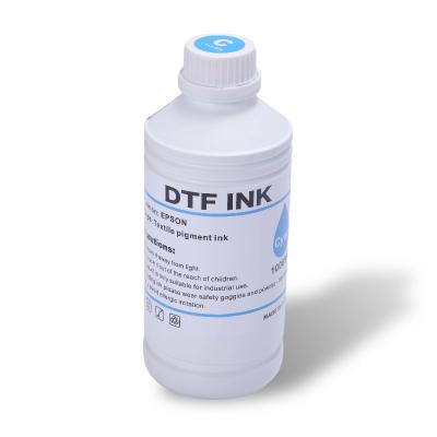 China Clog Resistant Epson Dtf Ink Stable Flow Cyan Ink For High Speed Printing for sale