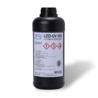 China Black Hard UV Ink 1000ml/Bottle Rigid Uv Curable Printing Industrial for sale