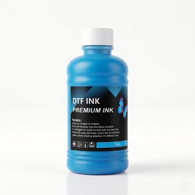 China 250ml DTF Cyan Ink for Textile Transfers with Clean Blue Tone and Smooth Flow for sale