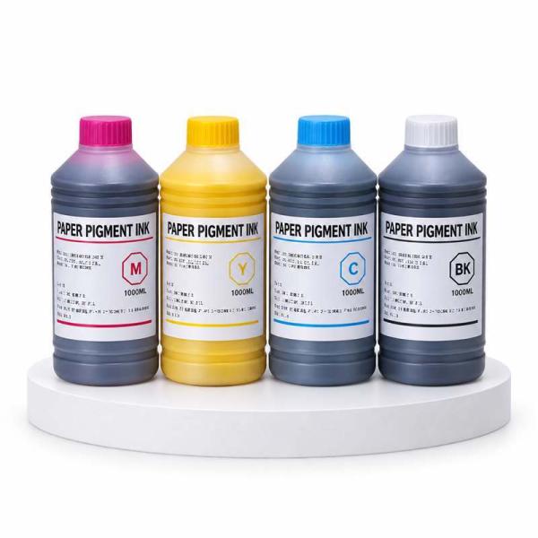 Quality High Chroma Lemon Yellow Water-Based DTG Pigment Ink 1000 ml/bottle for Epson Textile Printers for sale