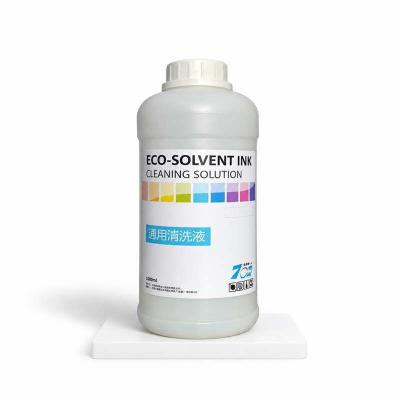 China 1 Liter Black Eco Solvent Ink with High Adhesion, UV Resistant and Anti-Clogging Formula for Wide-Format Printing for sale