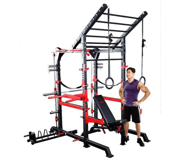 Quality OEM ODM Service Multifunction Power Rack for Men's Strong Fitness Equipment for sale