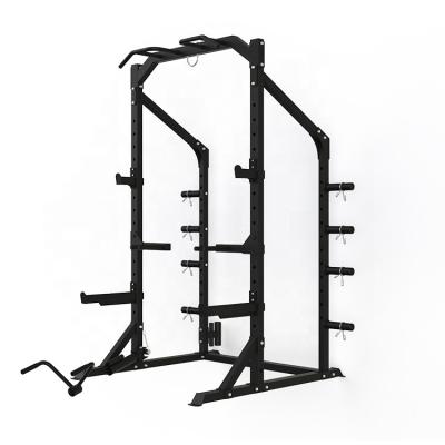 Cina Allenatore multifunzionale Smith Machine Cable Crossover Gym con e design grigio/nero in vendita
