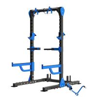 Quality Commercial Gym Equipment Red Power Squat Rack with Customizable and Durable for sale