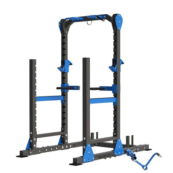 Quality Commercial Gym Equipment Red Power Squat Rack with Customizable and Durable for sale