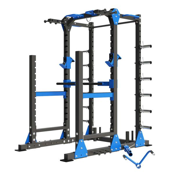 Quality Commercial Gym Equipment Red Power Squat Rack with Customizable and Durable for sale