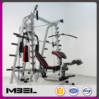 Cina Migliora la tua routine di allenamento con la Smith Machine commerciale grigio/nero e la Bench Press in vendita