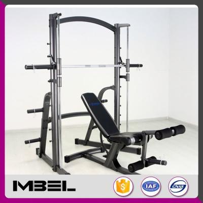 Cina Migliora la tua routine di allenamento con la Smith Machine commerciale grigio/nero e la Bench Press in vendita