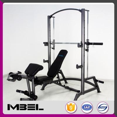 Cina Migliora la tua routine di allenamento con la Smith Machine commerciale grigio/nero e la Bench Press in vendita