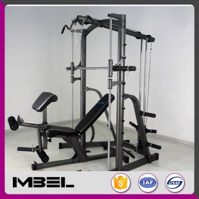 Cina Migliora la tua routine di allenamento con la Smith Machine commerciale grigio/nero e la Bench Press in vendita