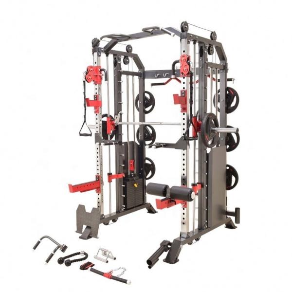 Quality Indoor Fitness Gym Equipment Commercial Power Rack with Functional Trainer Racks for sale