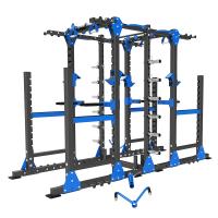 China Men's Multi-function Space Saving Adjustable Squat Rack Cage Power Rack for Home Gym for sale