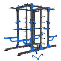 China Men's Multi-function Space Saving Adjustable Squat Rack Cage Power Rack for Home Gym for sale