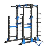 China Men's Multi-function Space Saving Adjustable Squat Rack Cage Power Rack for Home Gym for sale