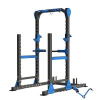 China Men's Multi-function Space Saving Adjustable Squat Rack Cage Power Rack for Home Gym for sale