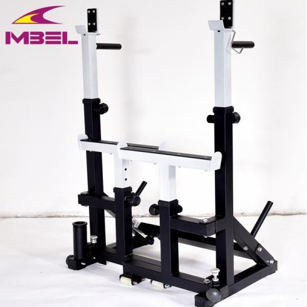 Quality GREY/BLACK Folded Power Fitness Rack Integrated Gym Trainer for Space-Saving Workouts for sale