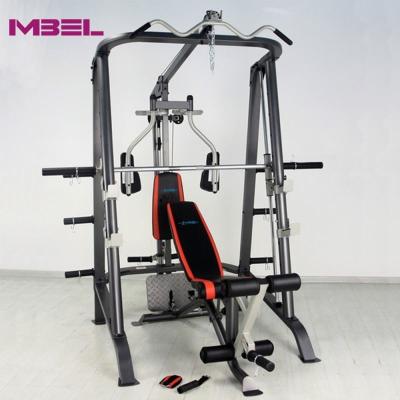 China 152 kg NW Grijs/Zwart Gymtoestel Smith Machine voor Krachttraining Te koop