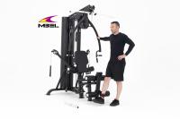 China Multi Functional Cable Crossover Smith Machine Home Gym with Weight Lifting Training for sale