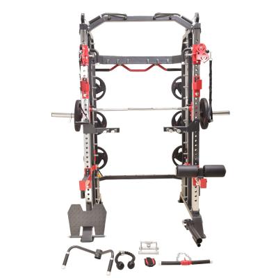 Cina G7A G7W Grigio scuro All-in-One con Power Rack Allenatore funzionale Smith Machine 40'/unità 45 in vendita
