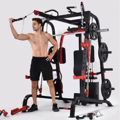 China Home Gym Equipment Fitness Krachtmachine Gym Squat Rack Smith Machine Functionele Trainer Te koop