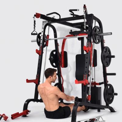 China Home Gym Equipment Fitness Krachtmachine Gym Squat Rack Smith Machine Functionele Trainer Te koop