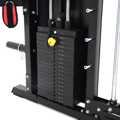 China Red Multi Functional Trainer Power Rack Fitness Equipamento de ginástica Equipamento de exercícios Smith Machine Home Gym Station N.W. 378.2 à venda
