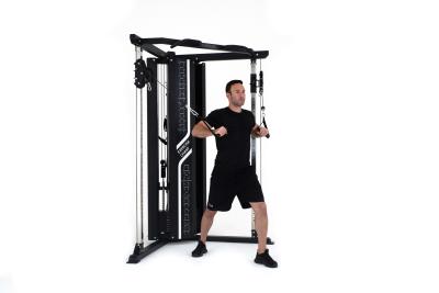 China Entrenador plegable multifuncional máquina Smith equipo de acondicionamiento físico de culturismo en venta