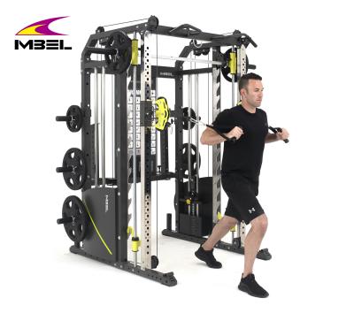 Cina Attrezzature per palestra a potenza regolabile per uso commerciale Allenatore funzionale Smith Machine Squat Rack in vendita