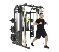 China Transform Your Workouts with Men's Cable Crossover Power Squat Rack and Weight Stack for sale