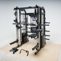 China Transform Your Workouts with Men's Cable Crossover Power Squat Rack and Weight Stack for sale