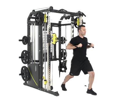 Cina Smith Machine All In One attrezzature per palestra con pile di pesi Funzione Mutli Home Gym Station in vendita