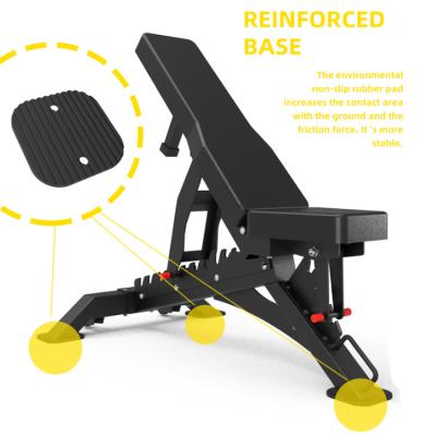 China Adjustable Multifunctional Abdominal Bench with Sturdy Metal Material 1210x742x450mm for sale