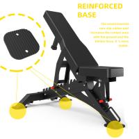 China Multi Function Adjustable Gym Bench Set Metal Construction for Home and Commercial for sale