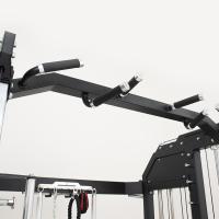 China Full Smith Machine Powertec Gym All In One Exercise Equipment With Weight Stack Black Multi Function Station for sale