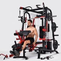 China Multi Functional Trainer With Smith Machine Squat Rack for Unisex Strength Training for sale