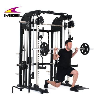 China Black All In One Multi Function Smith Machine Fitness Equipment for OEM ODM Service for sale
