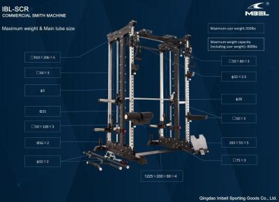 中国 多機能統合ジムトレーナー ボディビルディングジム スミスマシン スクワットラック パワーラック 販売のため
