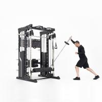 China Bodybuilding Multi Functional Pull Up Bar Smith Machine Squat Rack with Cable Pulley for sale