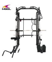 China 1360*360*185mm Dimension Box Multi-Functional Smith Machine for Full Body Workout for sale