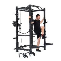 China Eco friendly and Foldable Multi Functional Trainer Power Rack Squat Rack Smith Machine for Home for sale