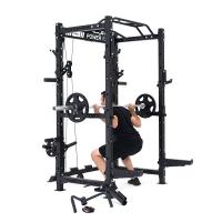 China Eco friendly and Foldable Multi Functional Trainer Power Rack Squat Rack Smith Machine for Home for sale