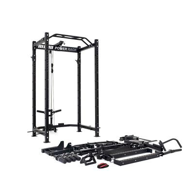 China Opvouwbare multifunctionele krachtrek voor bodybuilding- en fitnessapparatuur Te koop