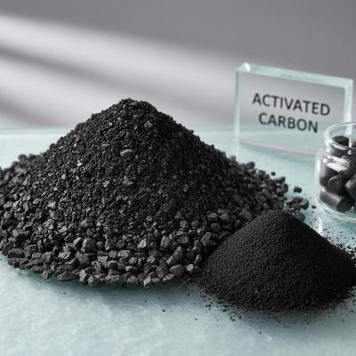 China Impregnated Activated Carbon with Moisture Content No More Than 5% Black Granular or Powdered and Hardness ≥95% for sale