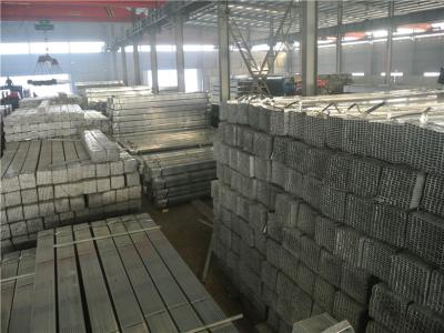 China 1 Inch 6 Inch Square Welded Square Steel Pipe Electric Resistance / Motorcycle ERW Steel Tube for sale