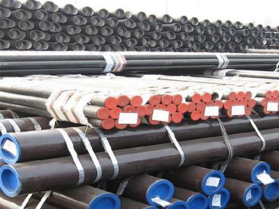China Oiled / Black Painted Structural Seamless Steel Pipe DIN1629 ST37 / ST52 for sale