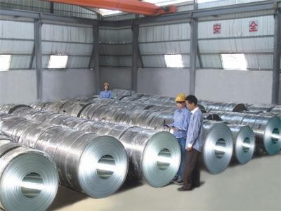 China 70 HRB / G300 - G350 Galvalume Galvanized Steel Coil High Tensile Strength for sale