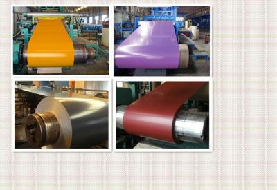 China SGCD / SGCE / S350GD Prepainted Steel Coil For Large Refrigerators JIS G3321 Standard for sale